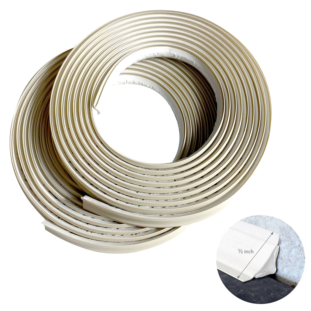 InstaTrim Ivory Trim Strips, Self-Adhesive Caulk | InstaTrim®