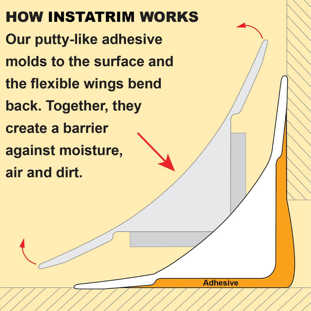 Dark Brown Flexible Moulding & Trim Strips | InstaTrim®